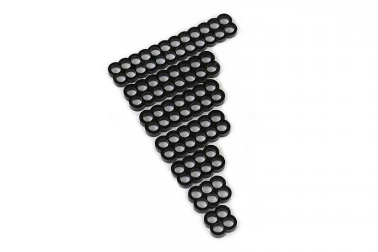 Stealth Cable Combs | Black | MAINFrame Customs