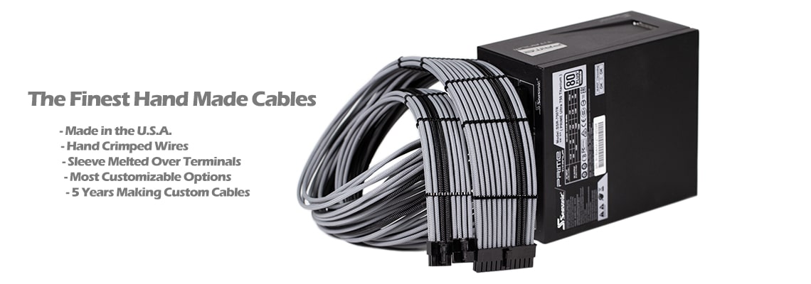 Full Length Custom Power Supply Cables | MAINFrame Customs