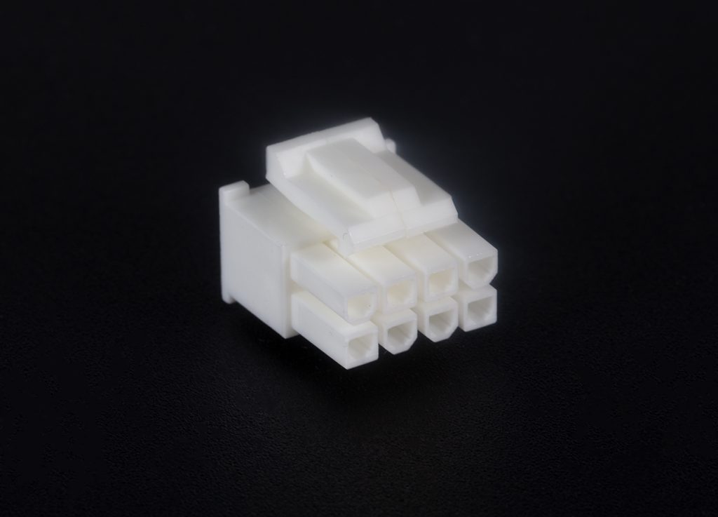 4+4pin EPS Female Connector - White