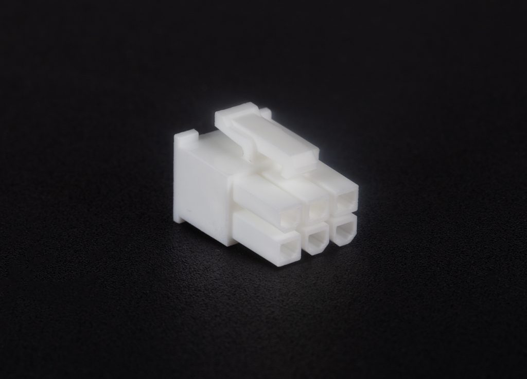 6pin AUX Female Connector - White