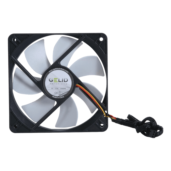 FN-TX12-15 120mm, 1500 RPM, 58 CFM, 25.5 dBA, Cooling Fan