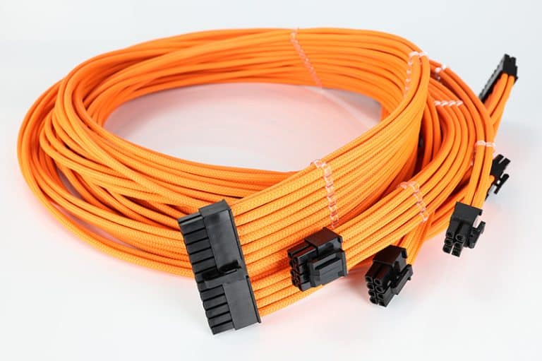 Multisleeved Premium Modding Custom Sleeved Cables Kit - Silverstone