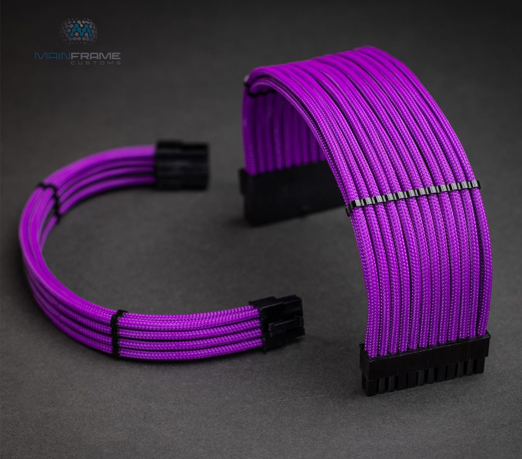 12VHPWR ATX 3.0 Sleeved Cable Extension Kit – 24pin / EPS / PCIe 5.1 ...